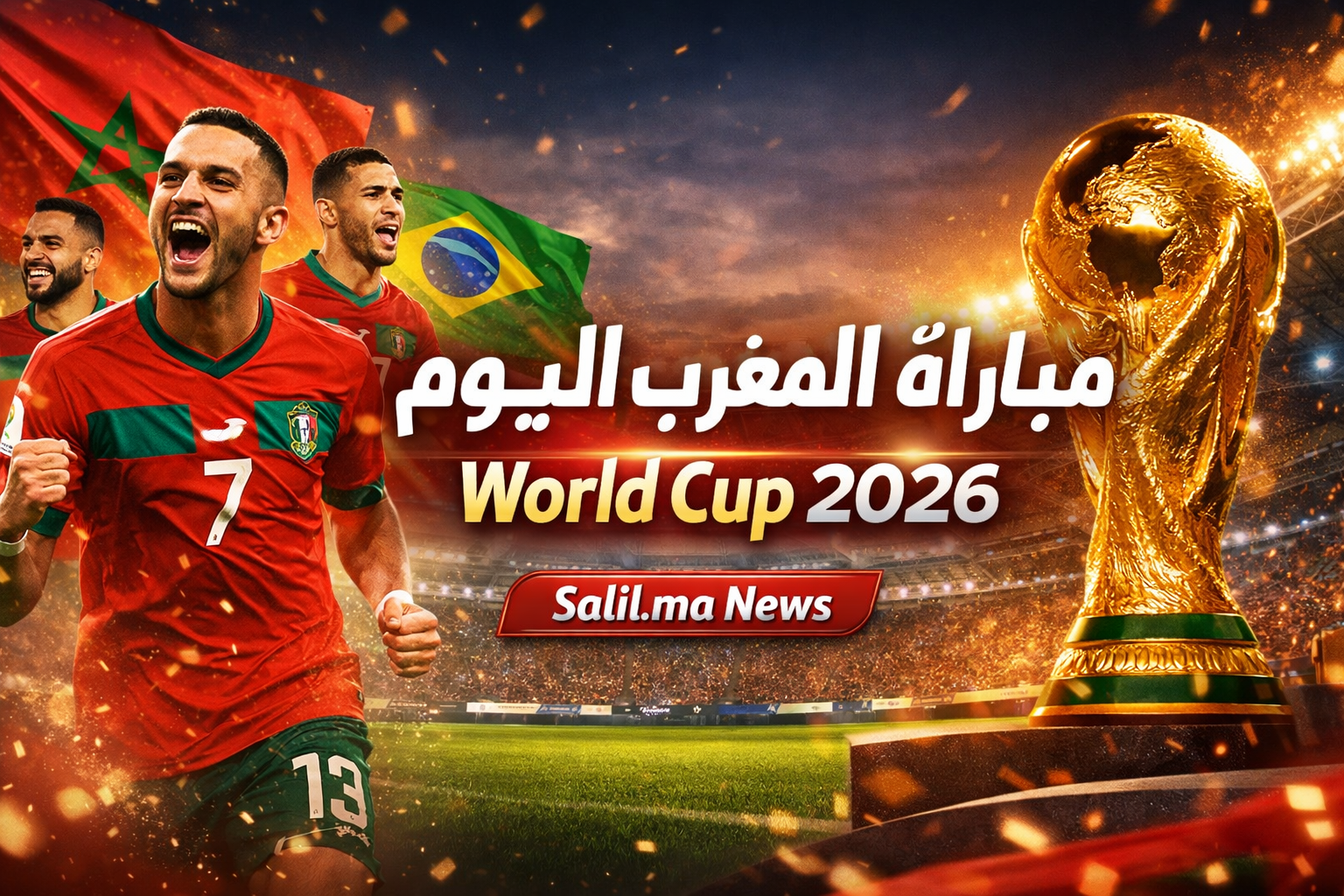 المغرب ضد البرازيل: تفاصيل المنتخبات موعد المباراة والقنوات الناقلة كأس ...